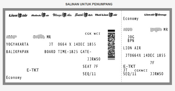 Online Check in Lion Air, Menghemat Waktu Proses Check in - Infojalanjalan